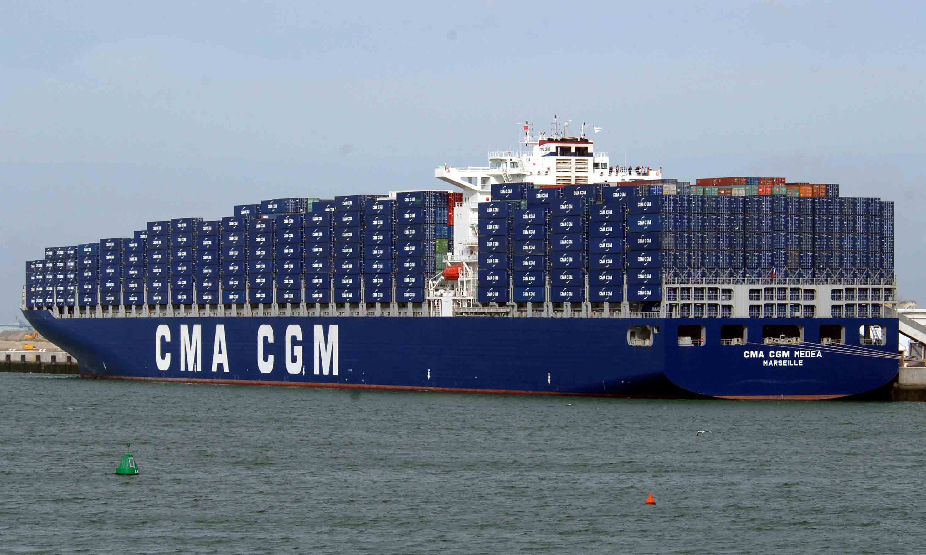 Un Porte conteneur De 398 M tres Baptis Au Havre Il Assurera Les Un Porte conteneur De 398 M tres Baptis Au Havre Il Assurera Les
